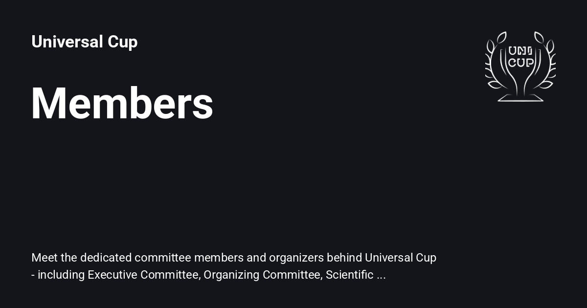 Members - Universal Cup